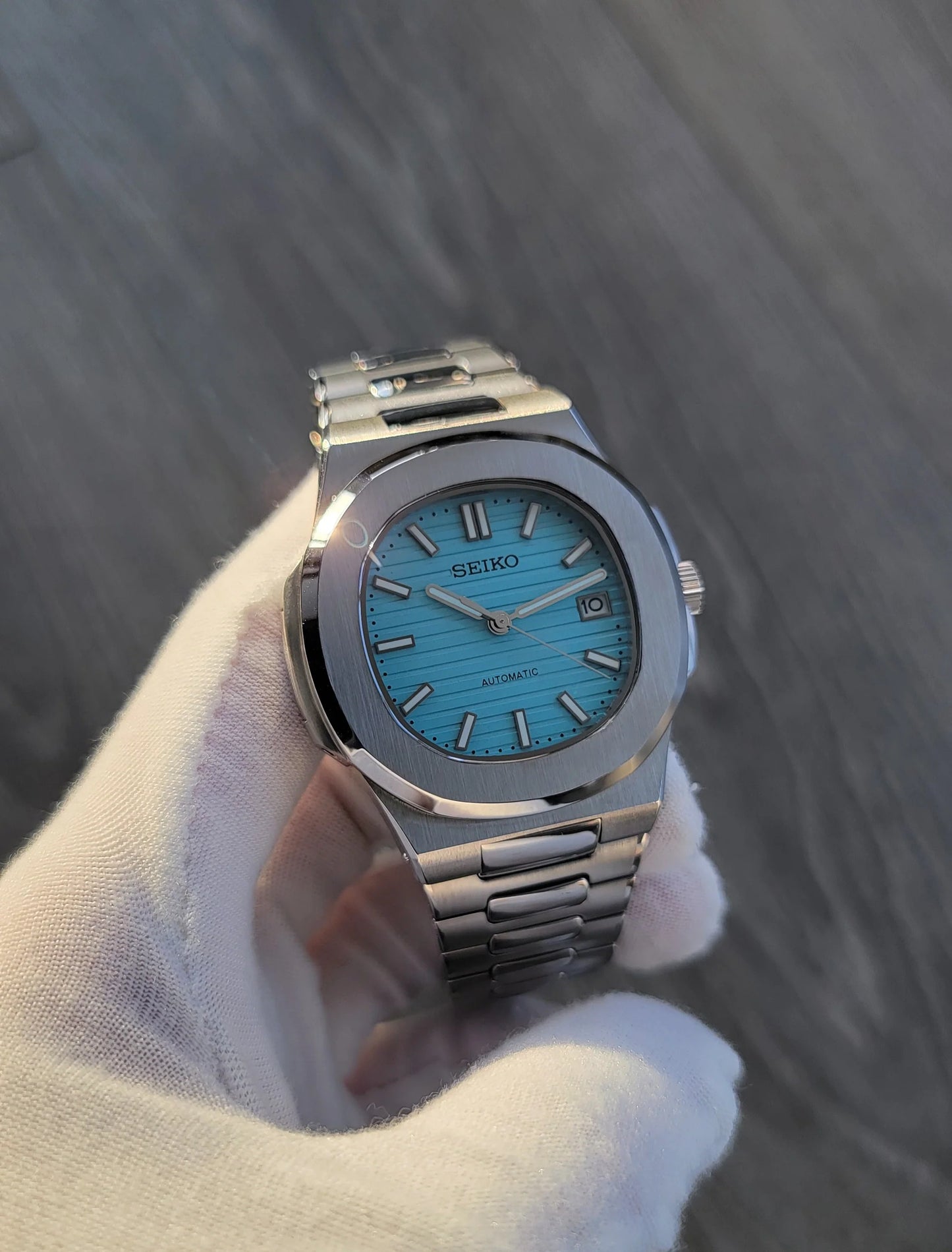 Seiko Nautilus Tiffany Blue Watch – Seikomodstore